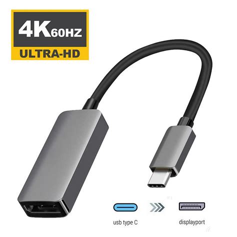 Adaptateur Type Usb C Vers Displayport 14 Ou Adaptateur Usb C Vers Dp