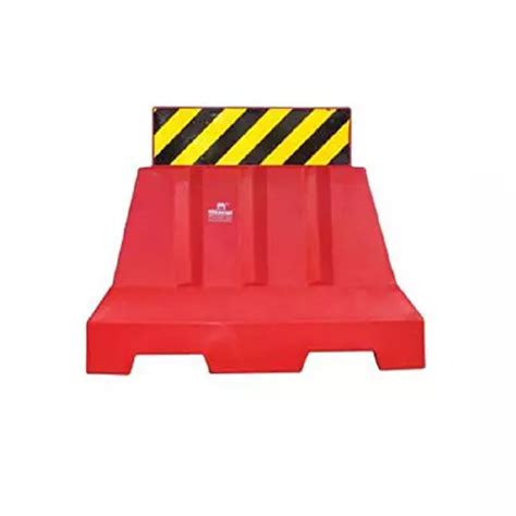 Buy Ladwa Barrier Plastic Red And Black And Yellow For Road Safety Lmbs