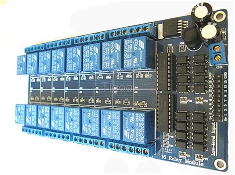 Купить новый модуль 16 канальный 12v реле для Arduino Dsp Avr Pic Arm