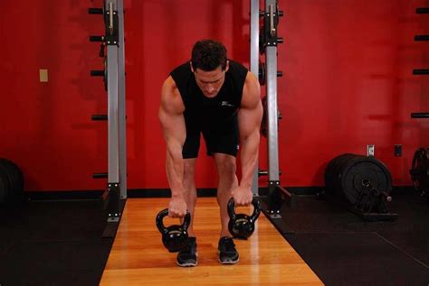 Alternating Kettlebell Row Exercise Videos And Guides