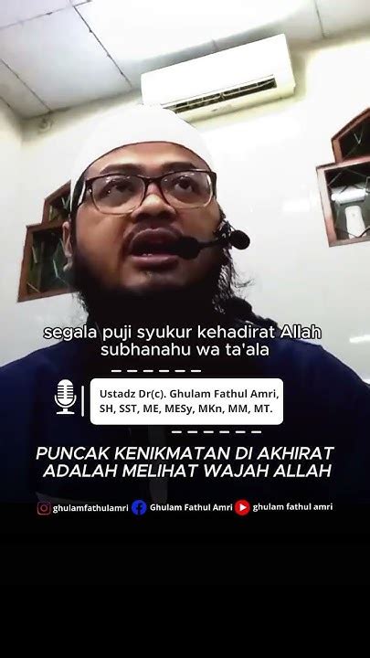 Puncak Kenikmatan Di Akhirat - YouTube