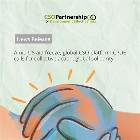 Amid Us Aid Freeze Global Cso Platform Cpde Calls For Collective Action Global Solidarity