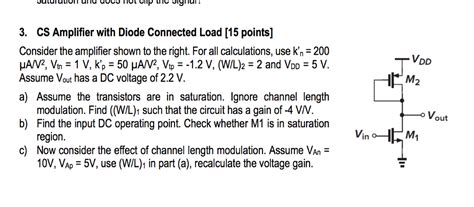 Solved Consider The Amplifier Shown To The Right For All