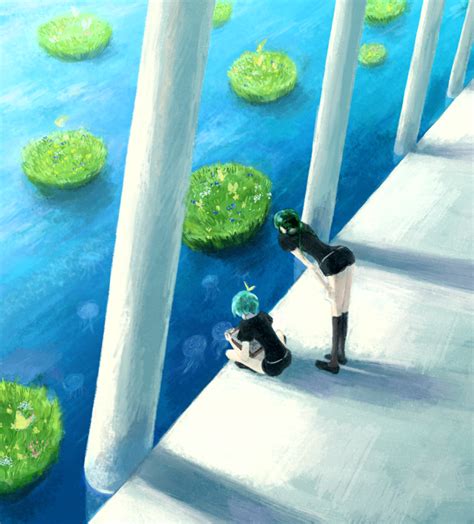 Phosphophyllite And Jade Houseki No Kuni Drawn By Misoka Danbooru