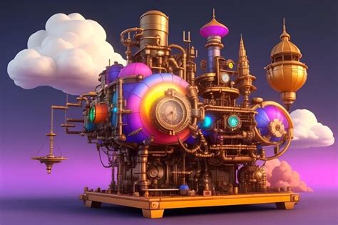 Premium Photo A 3d Colorful Cloudflare Server