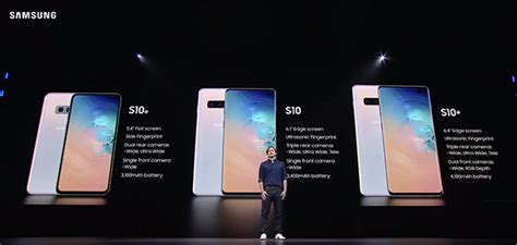 เปิดตัวแล้ว Samsung Galaxy S10 และ S10 ซัมซุง S10 เรือธงจอไร้ขอบเจาะ