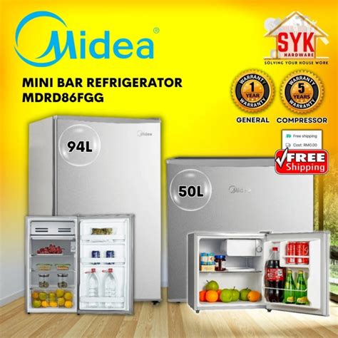 Syk Midea Mini Bar Fridge Mdrd86fgg Mdrd142fgd Small Refrigerator Small
