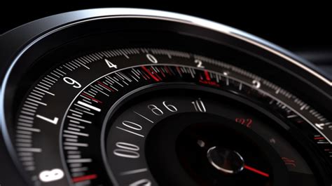 Black Speedometer Icon With Speedometer Pointer In 3d Illustration