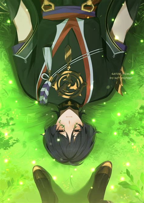 Aether And Scaramouche Genshin Impact Drawn By Satowtewu Danbooru