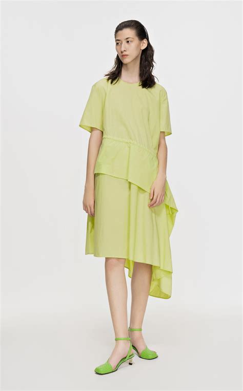 Dresses Jnby Crewneck Layered Short Sleeve Dress 100 Cotton Jnbyplus