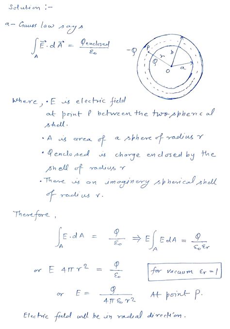 [solved] 2 A Calculate The Capacitance Between A Spherical