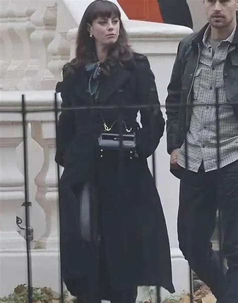The Gentlemen 2024 Kaya Scodelario Black Coat Super Star Jacket