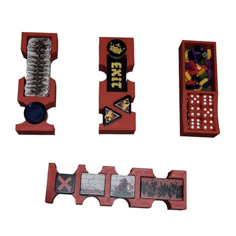 Buy Zombicide Green Horde Compatible Red Insert Storage Plt