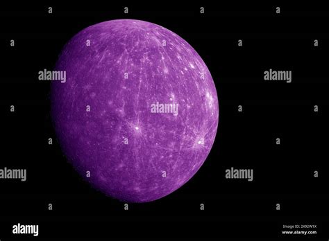 Planet Mercury In Space Elements Of This Image Furnished By Nasa Stock