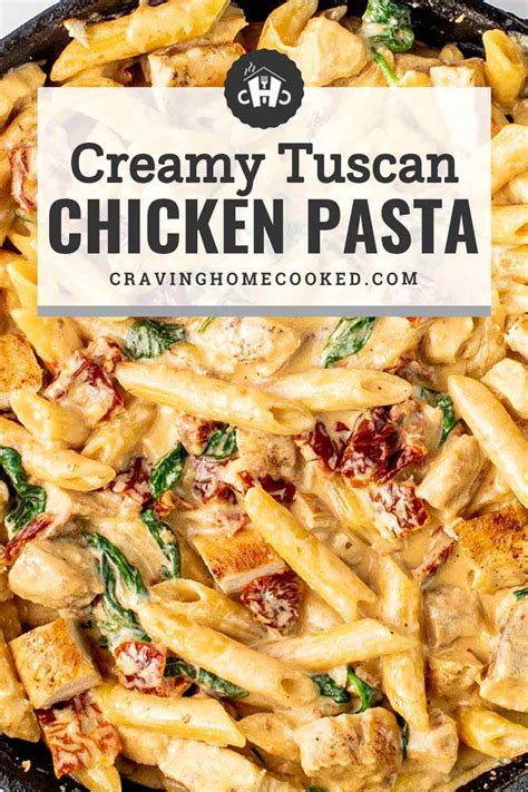 Creamy Tuscan Chicken Pasta Artofit