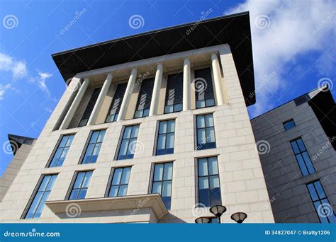The Clean Lines Of Contemporary Architecture Stock Image Image Of