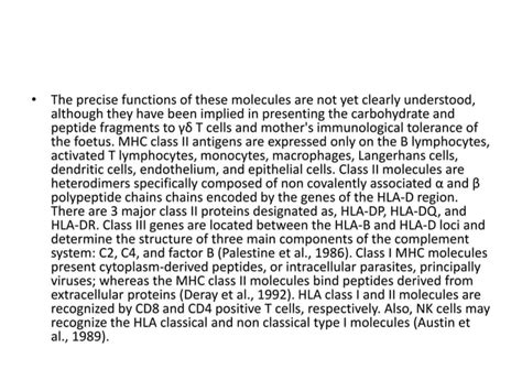 Role Of Major Histocompatibility Complex Pptx