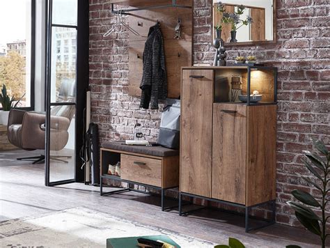 Milton Schuhschrank Material Mdf Eichefarbig