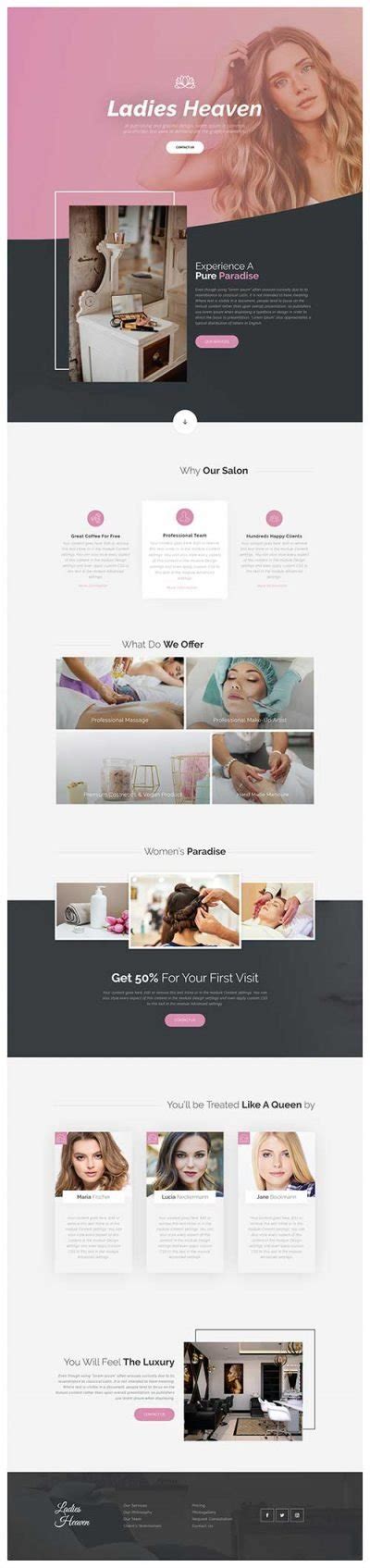 Divi One Page One Page Layouts On Divi Theme Layouts