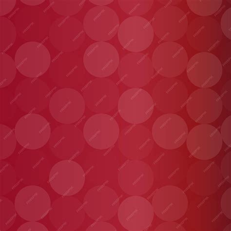 Premium Vector Abstract Red Background Geometric Pattern Of Circles And Vector Illustration
