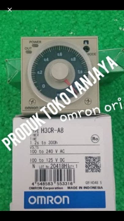 timer omron h3cr a8 220vac 8kaki scoket harga sudah 1 set omron h3cr