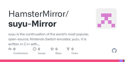 GitHub HamsterMirror Suyu Mirror Suyu Is The Continuation Of The World S Most Popular Open
