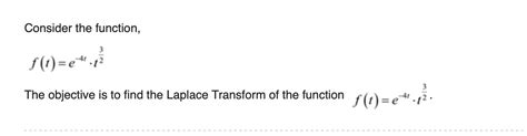 Solved Consider The Function F T E The Objective Is Chegg Com