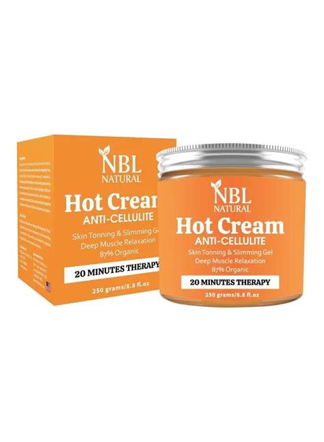 Hot Cream Anti Cellulite Orange 250g Nbl Natural