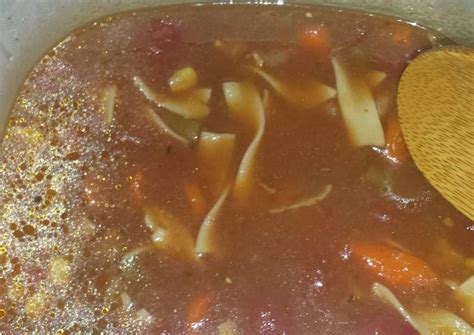 Cooking Inspiration Practical Recipe Vegetable Beef And Noodle Soup With