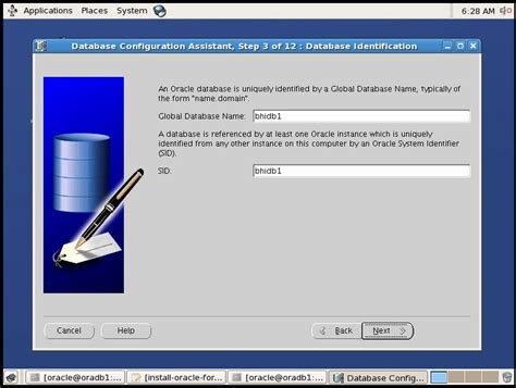 Step By Step Installasi Oracle 10g For Linux Create Database Instance