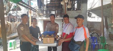 အင်းစိန်မြို့နယ်၌ မီးဘေးသင့်ခဲ့သော အိမ်ထောင်စု ၂ စုအား မြန်မာနိုင်ငံကြက်ခြေနီအသင်းမှ ထောက