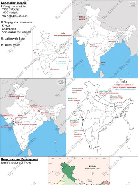 Class 10 Map Watermark 1 Pdf