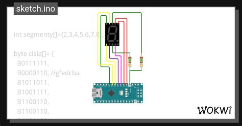 7segment wokwi esp32 stm32 arduino simulator