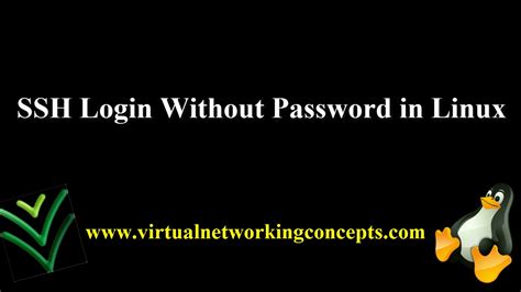 Ssh Login Without Password In Linux Youtube
