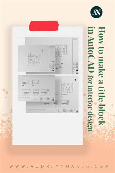 How To Make An AutoCAD Title Block Template Audrey Noakes