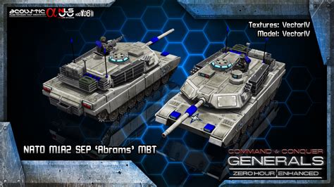 Nato M1a2 Sep Abrams Main Battle Tank Image Candc Generals Zero Hour Enhanced Mod For Candc