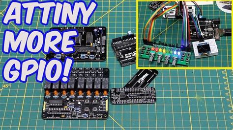 ATTiny With 16 Extra GPIO MCP23017 GPIO Expander With 0 Series 1
