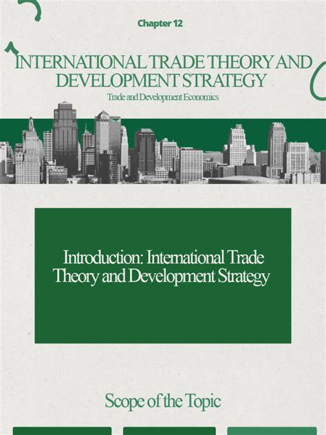 International Trade Theory And Development Strategy Pdf Comparative