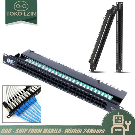 Ports Telephone Patch Panel Inch Rack U Gold Plated Voice Patch Panels Lazada PH