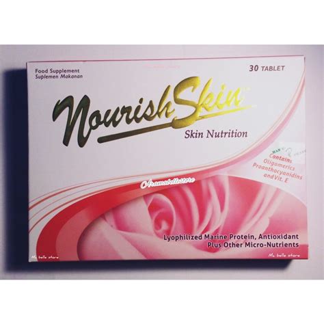 Jual Nourish Skin Nutrition Glow Original 100 Suplemen Kulit Anti