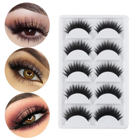 Pairs Sexy Pure Hand Made Black False Eyelashes Thick Long Voluminous Fake Lashes Extension