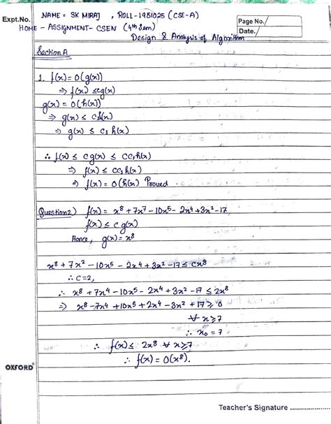 SOLUTION Design And Analysis Of Algorithm Assignment Studypool