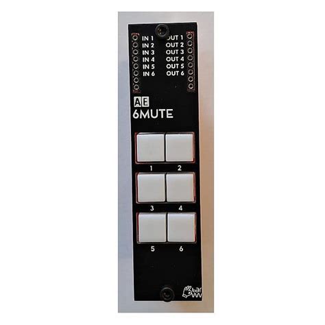 Tangible Waves AE Modular MUTE Channel Mute Module Reverb
