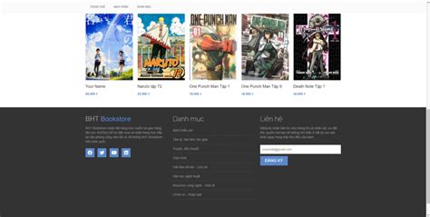 Code website bán sách online php thuần Bookstore php