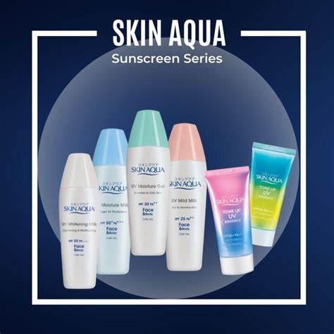 Skin Aqua Sunscreen Series Lazada Indonesia