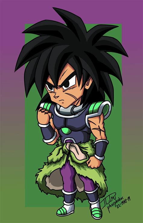 Chibi Broly Dbs By Phosphobos On Deviantart