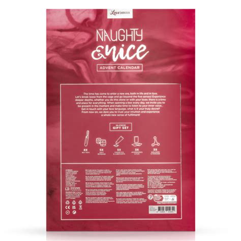 Loveboxxx Naughty And Nice Advent Calendar Beyond The Five Senses Limited