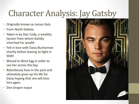 Great Gatsby Character Traits
