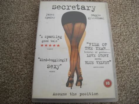 Secretary James Spader Maggie Gyllenhaal Dvd £299 Picclick Uk