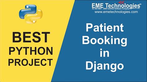 How To Create Patient Booking Application In Django Download Project